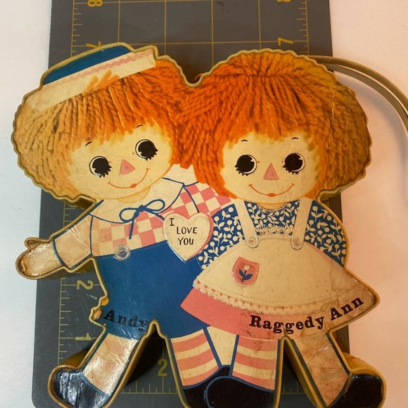 Other | Vintage 1973 Raggedy Ann Andy Transistor Radio The Bobbs ...